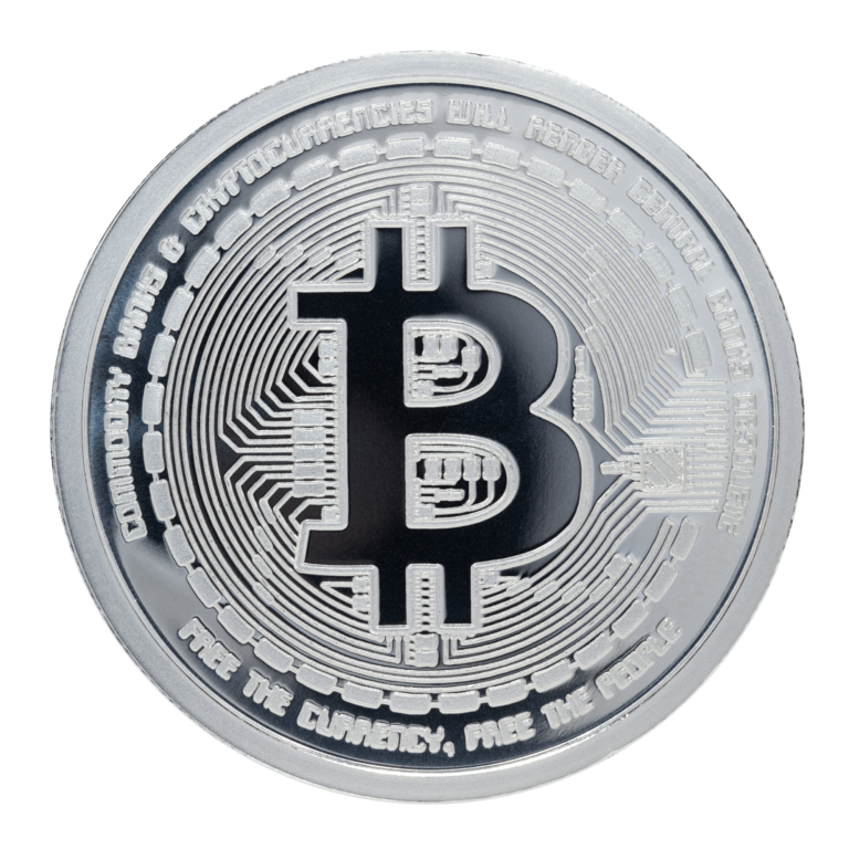 Silver Bitcoin Commemorative 1 Ounce Coin - GSI Exchange