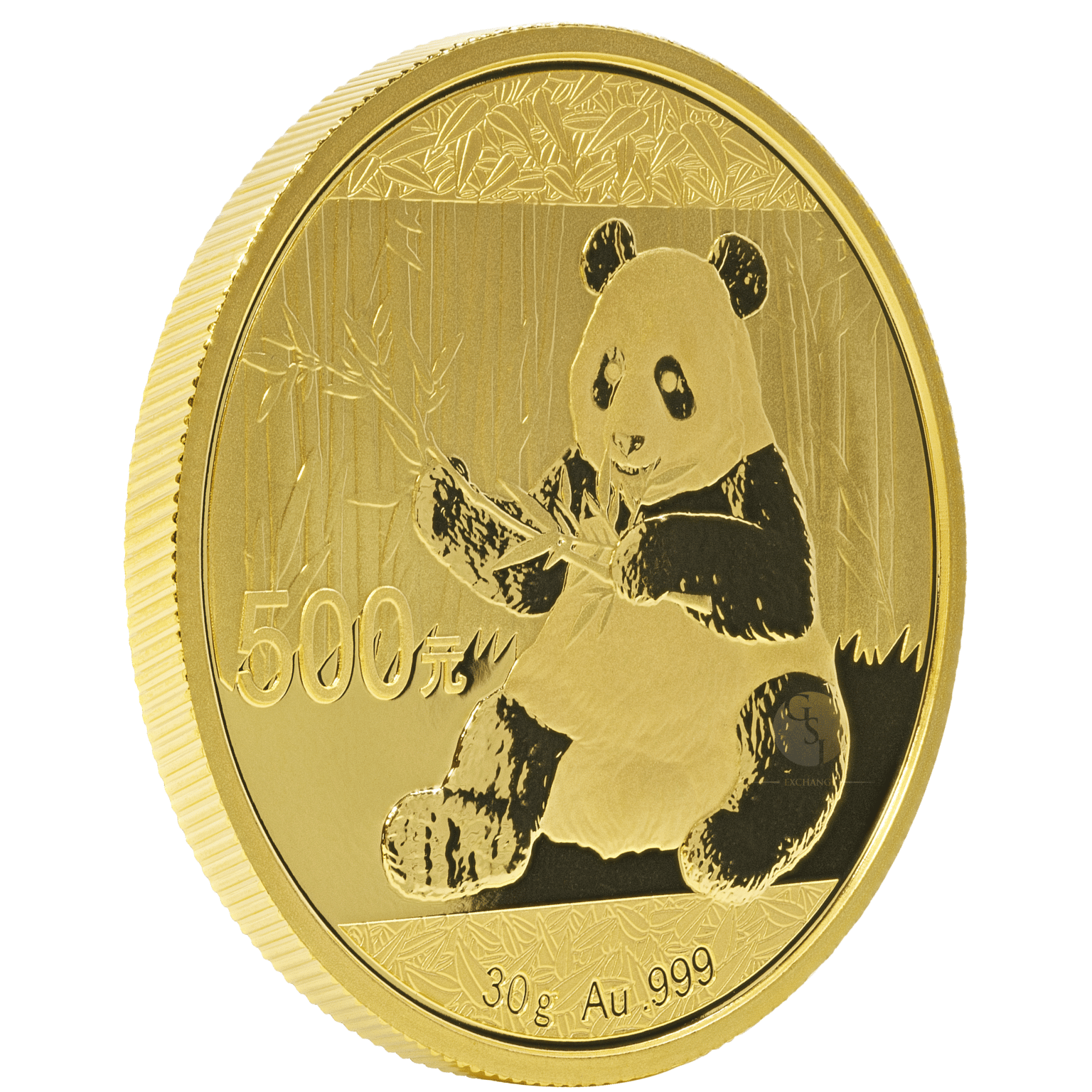 Gold Chinese Panda 30 Gram Gem/BU - GSI Exchange