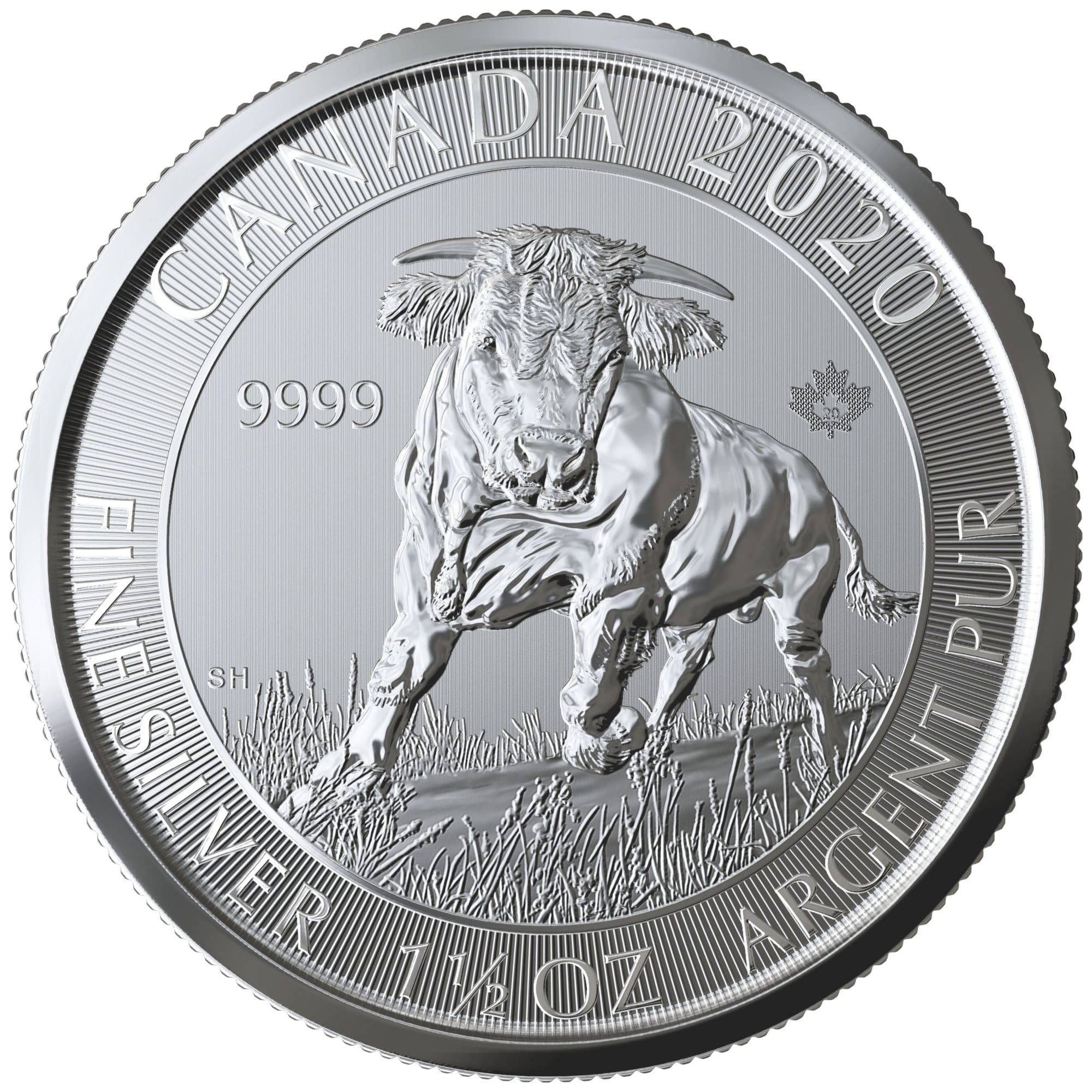 Silver Canadian Bull Coin 1-1/2 Ounce - GSI Exchange